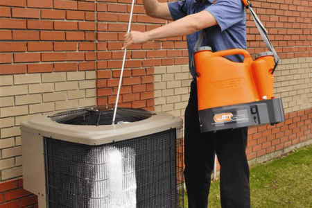 Battery Coil Cleaner CJ-125 | CoilJet HVAC Spray Coil Cleaning Systems | SpeedClean